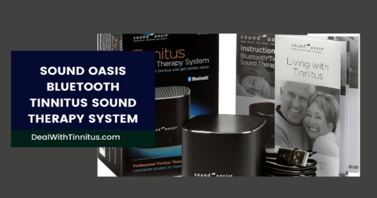Sound Oasis Bluetooth Tinnitus Sound Theraphy System